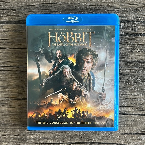 Warner Bros. | Media | The Hobbit Battle Of The Five Armies Bluray And Dvd | Poshmark